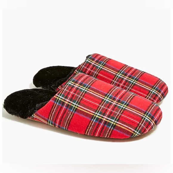 J. Crew Factory | Shoes | Jcrew Factory Tartan Scuff Slippers | Poshmark